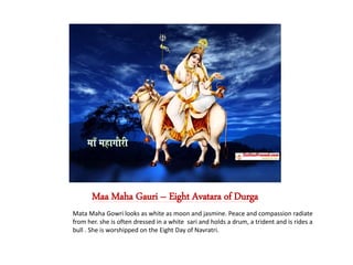 Navratri 2014 - Worship the Nine Form of Maa Durga | PPTX