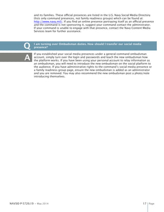 Navy Public Affairs Guide for Ombudsmen | PDF | Defense Industry ...