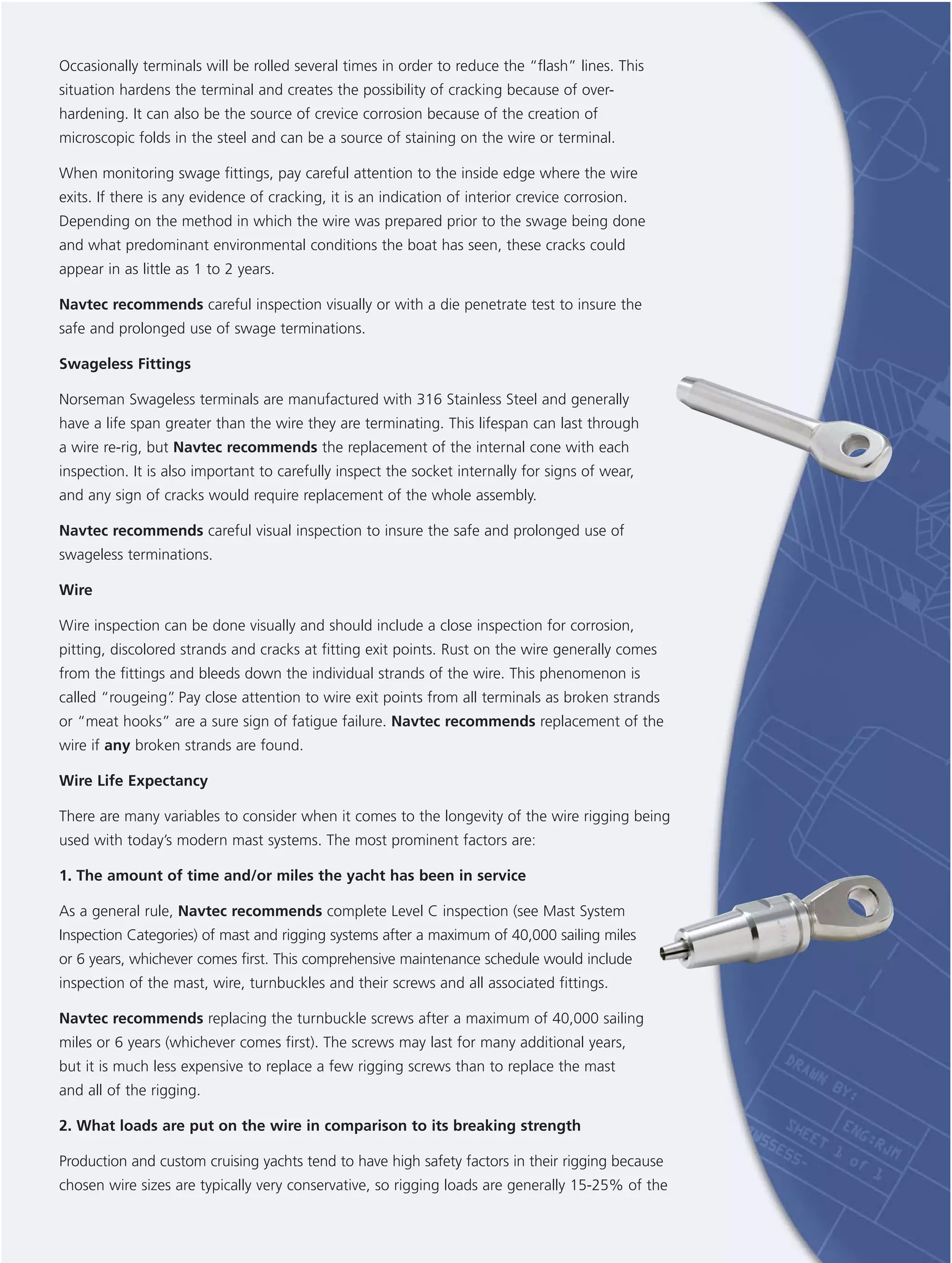 Navtec rigging service guidelines | PDF