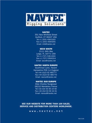 Navtec rigging service guidelines | PDF