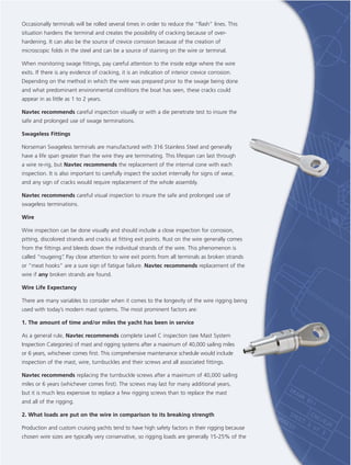 Navtec rigging service guidelines | PDF