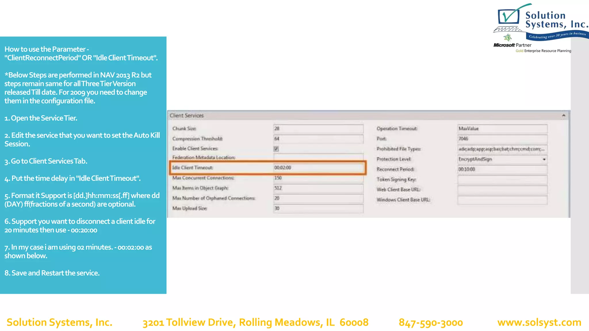 Nav Three Tier - Auto Kill Idle Session | PPT