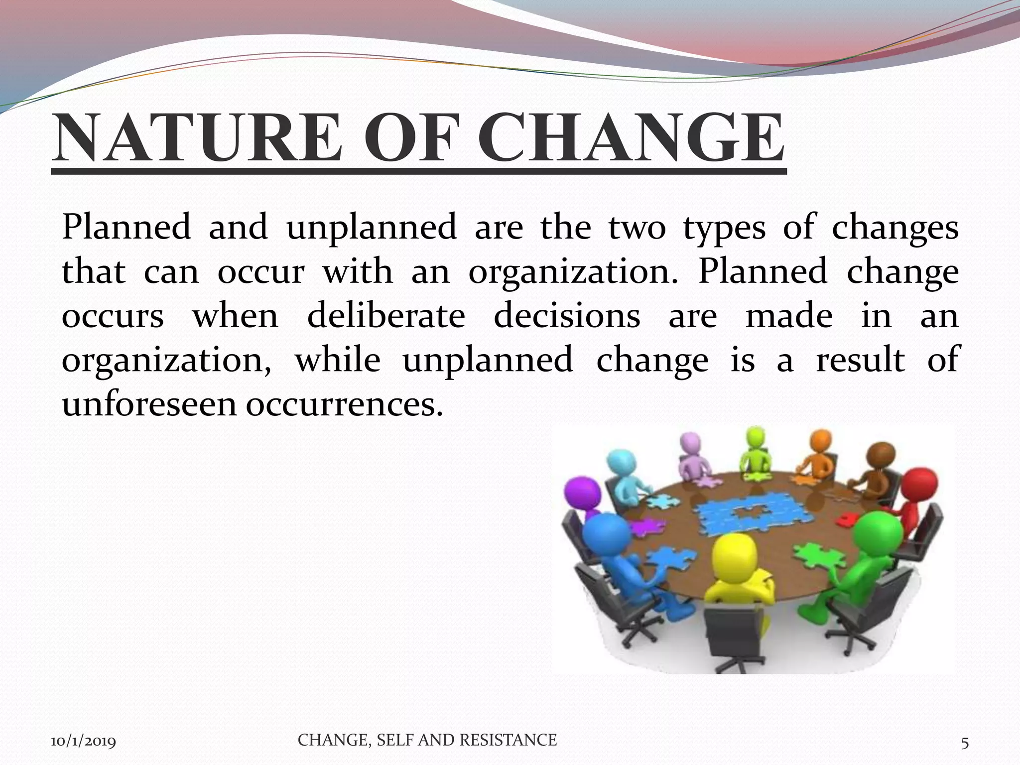 CHANGE, RESISTANCE TO CHANGE, OVERCOME RESISTANCE TO CHANGE | PPTX
