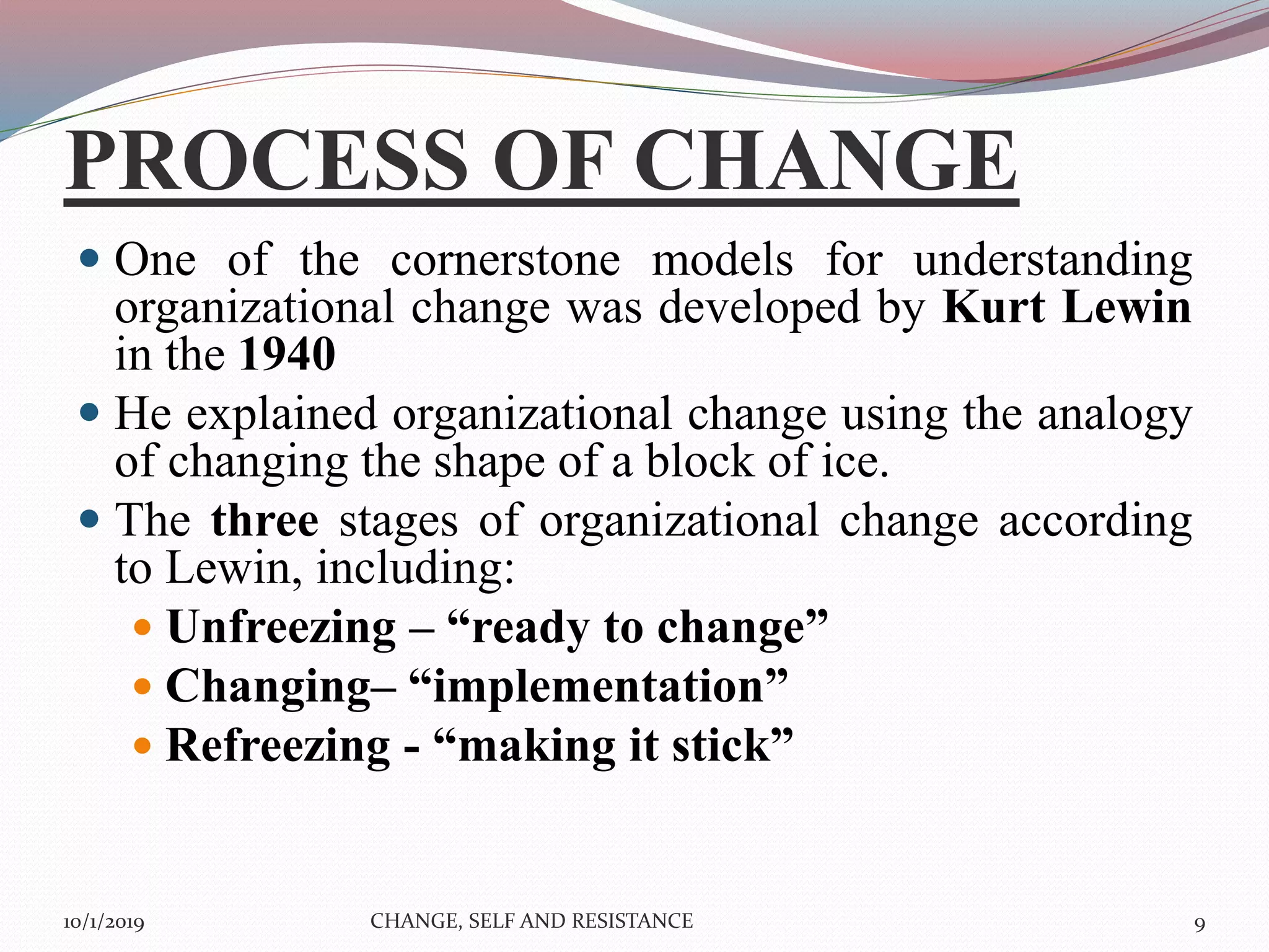 CHANGE, RESISTANCE TO CHANGE, OVERCOME RESISTANCE TO CHANGE | PPTX
