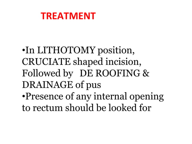 PERIANAL ABSCESS & ISCHIORECTAL ABSCESS | PPTX | Digestive Disorders ...