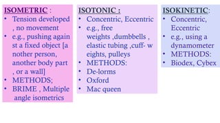 McQueen Protocol for Isometric Exercises | PPTX | Physical Therapy ...