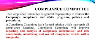 CORPORATE BOARD COMMITTEES | PPTX