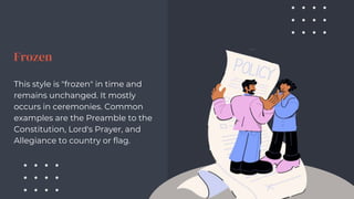 Types of Speech Style | PPTX