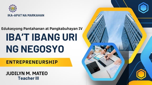 IBAT IBANG URI NG NEGOSYO Presentation.pptx