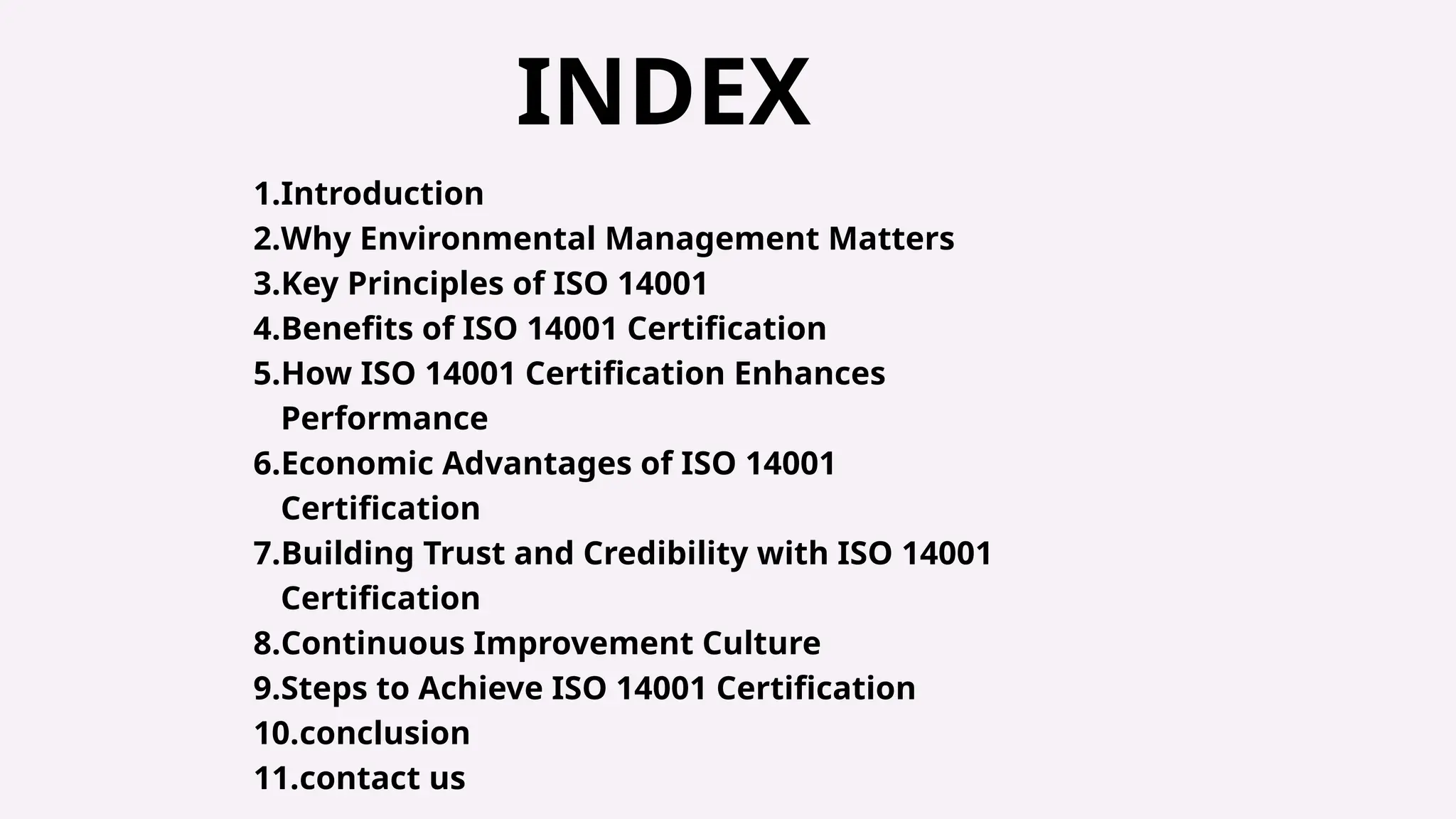 "Unlocking the Benefits of ISO 14001 Certification." | PPTX