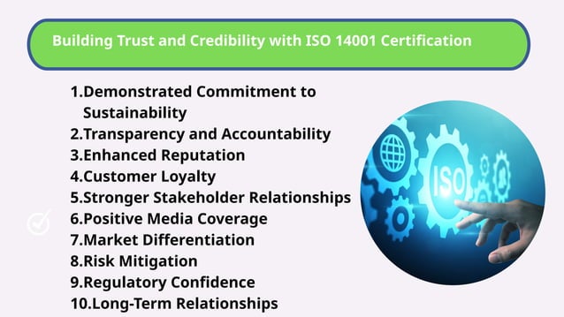 "Unlocking the Benefits of ISO 14001 Certification." | PPTX