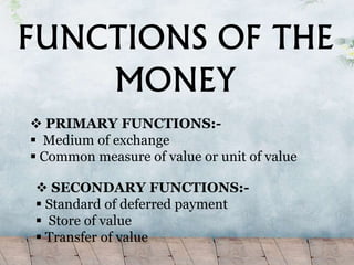 Money and banking | PPT