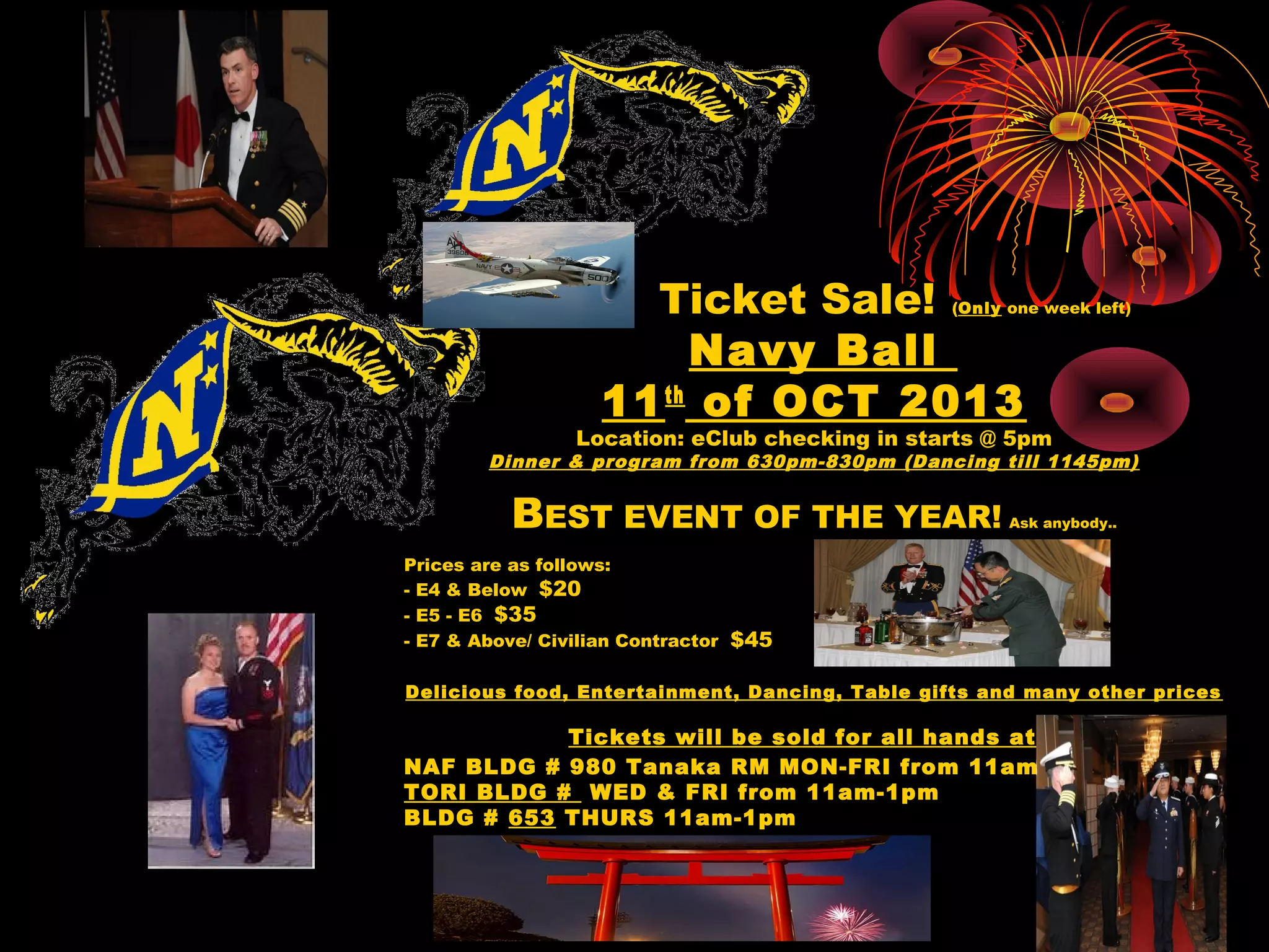 Navy Ball Flyer | PPT