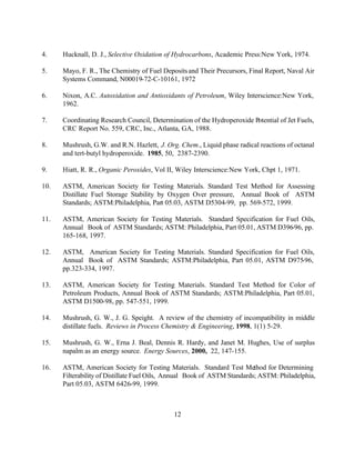 Navy biodiesel stability study | PDF