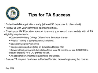 Navy college information september 2014 | PPT