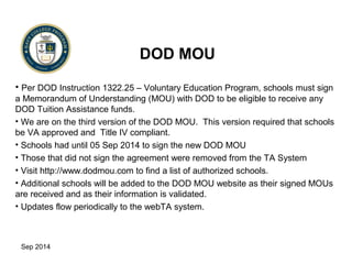 Navy college information september 2014 | PPT