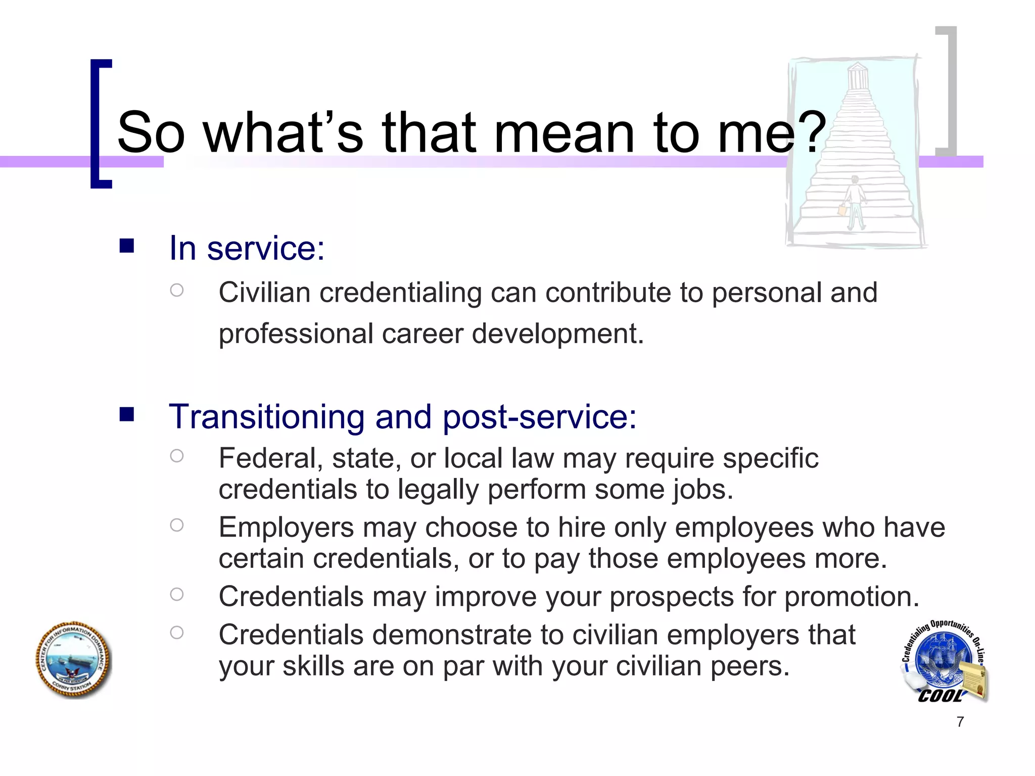 Navy cool credentialing_overview | PPT