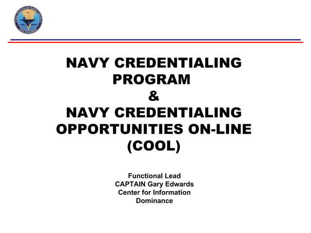 Navy COOL, executive_brief | PPT