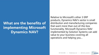 What are the benefits of implementing NAV? | PPTX