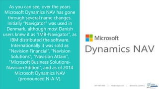 The History of Microsoft Dynamics NAV | PPTX