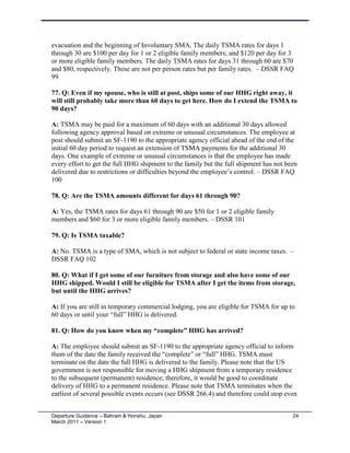 Navy FAQs For Authorized Departures | PDF