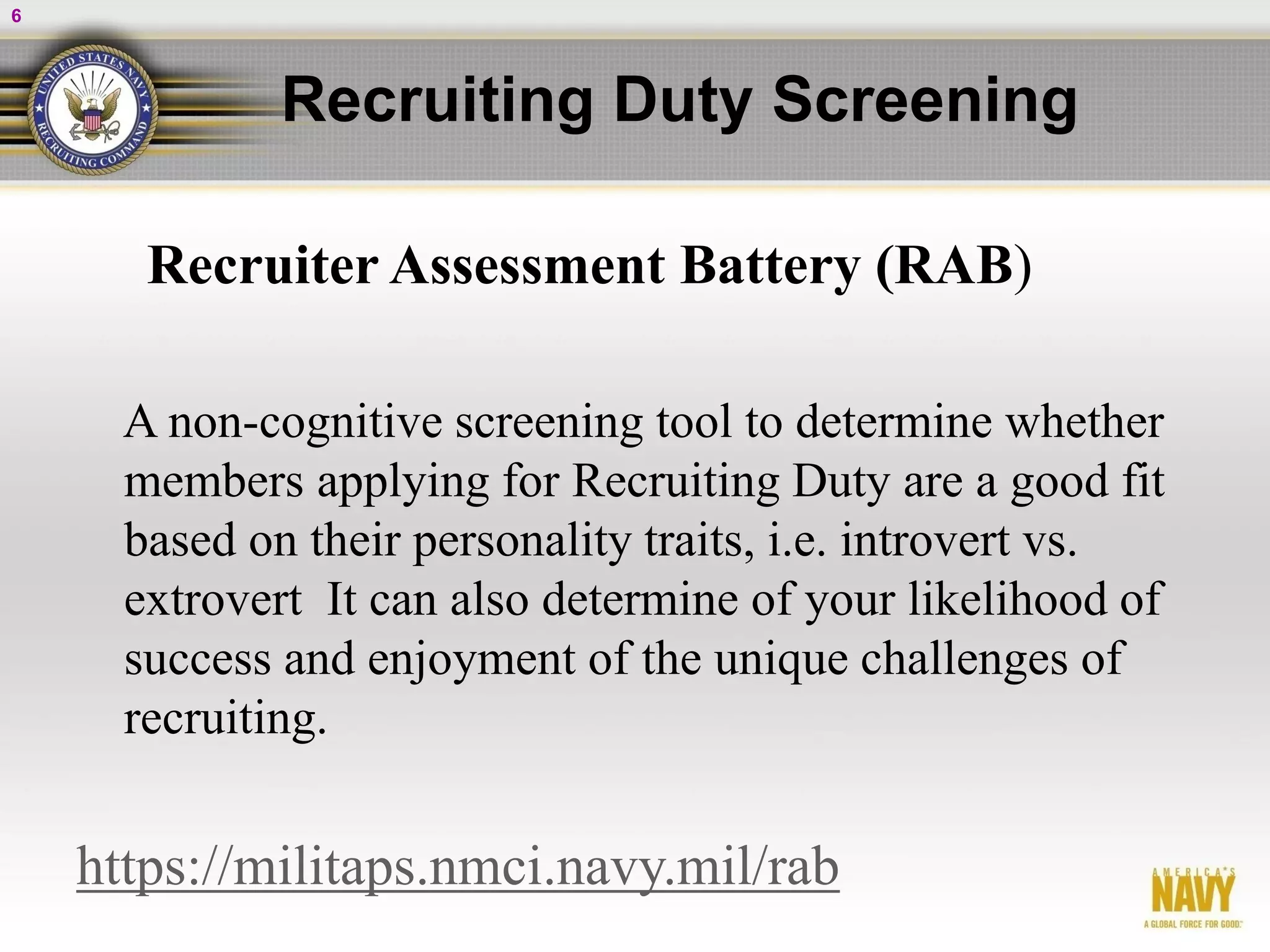 Navy recruiting command by nccm holt | PDF