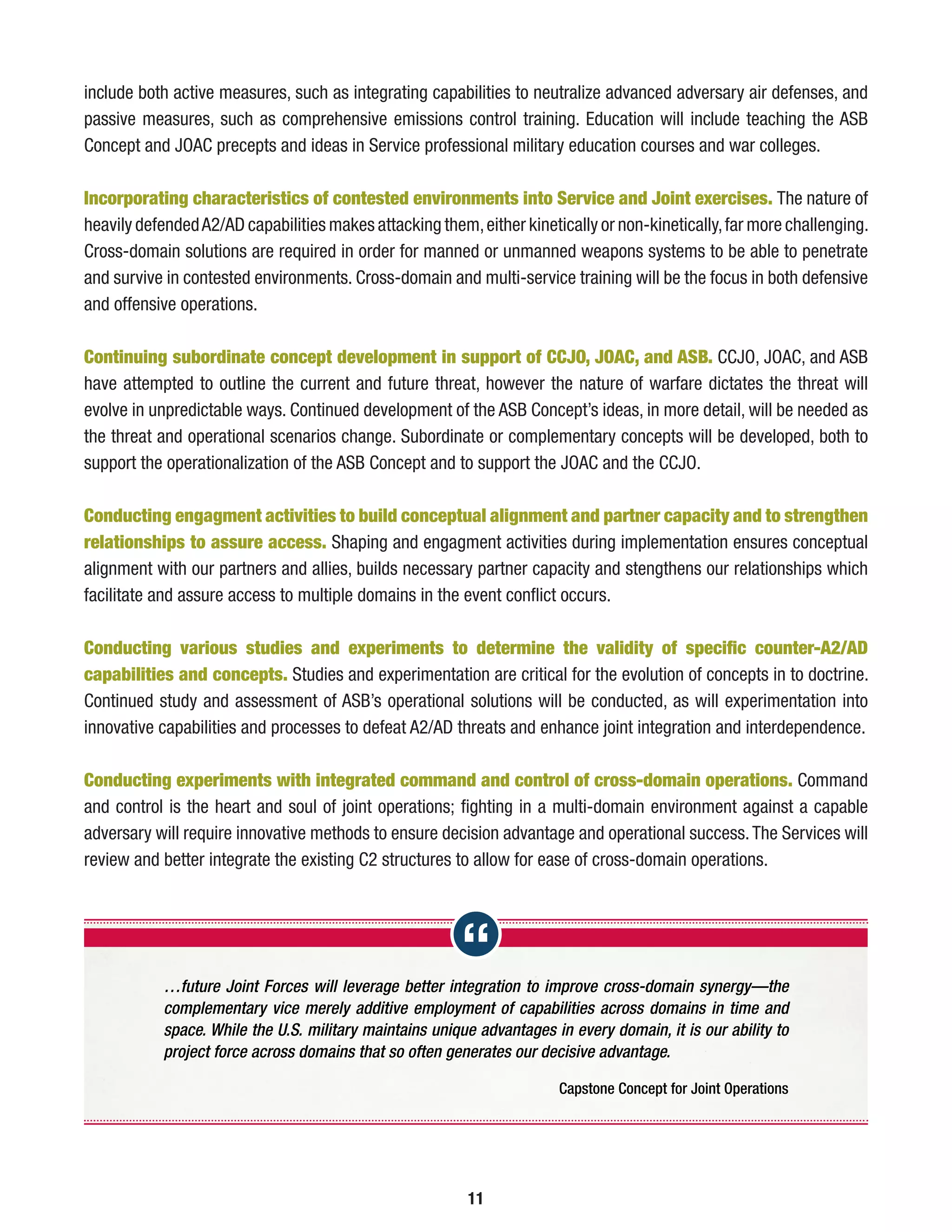 Navy Sea Air Battle Concept May 2013 | PDF