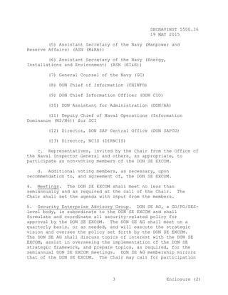 Navy security enterprise secnav 5500-36 | PDF