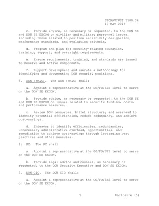Navy security enterprise secnav 5500-36 | PDF