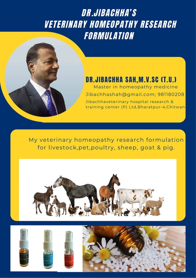 Dr.Jibachha Veterinary homeopathy medicine formulation | PDF