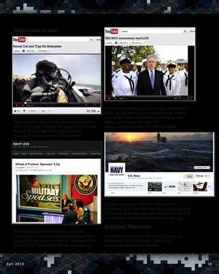 U.S. Navy Command Leadership Social Media Handbook | PDF