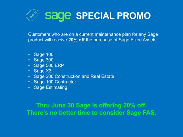 Sage FAS Fixed Assets - Take Control of your Fixed Assets Process | PDF ...