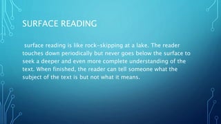 surface reading,phrase reading | PPT
