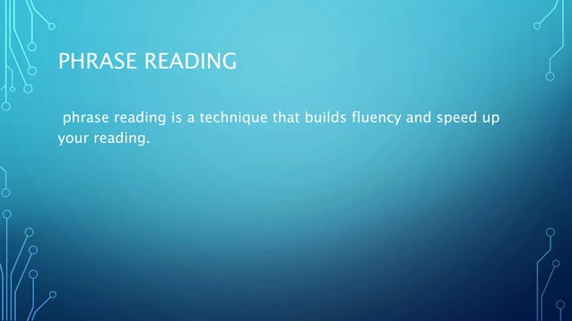 surface reading,phrase reading | PPT