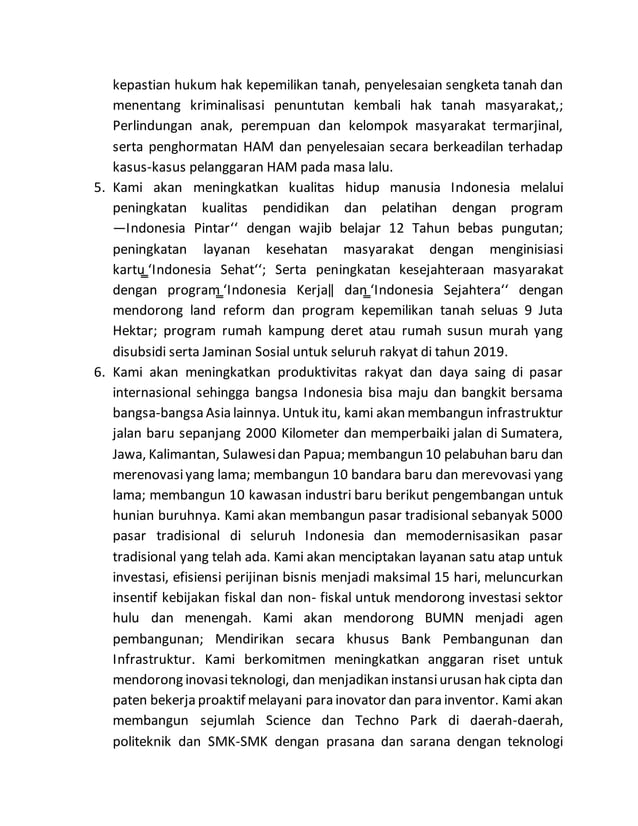 Nawa Cita Jokowi