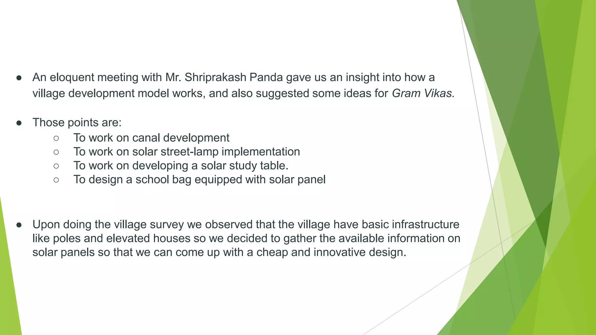 Village Case Study | PPTX