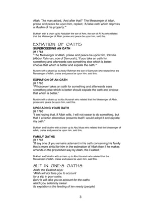 Nawawi 33-oaths | DOC