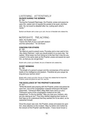 Nawawi 43-behavior-&-manners | PDF