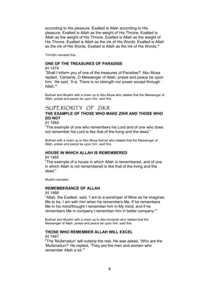 Nawawi 61-remembrance-zikr | PDF