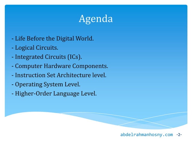 1.0 Introduction to Hardware Computer Architecture | PPTX | Computing | Technology & Computing