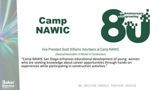 Camp NAWIC - San Diego | PPT