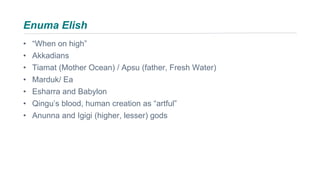 Creation and the Cosmos Notes (Powerpoint) | PPTX