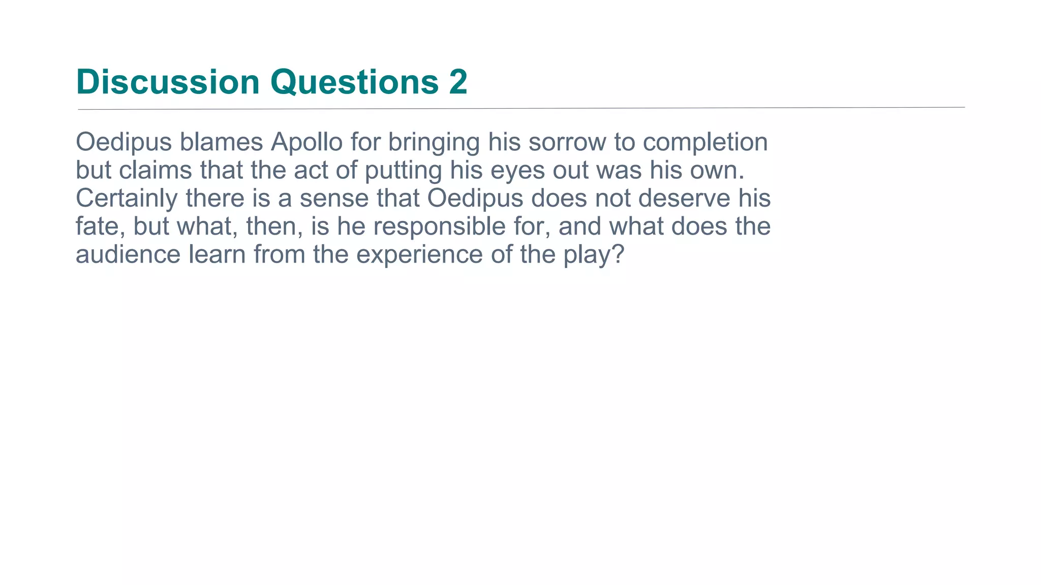 Sophocles: Oedipus Rex | PPTX