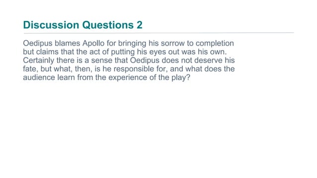 Sophocles: Oedipus Rex | PPTX