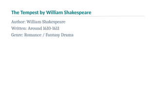 presentation about Templet by Shakespeare | PPTX