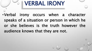 Use of Irony in Oedipus Rex by Sophocles. | PPTX