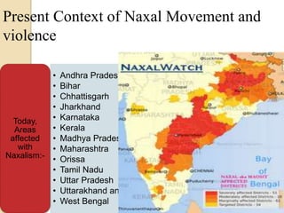 Naxalism in india | PPTX
