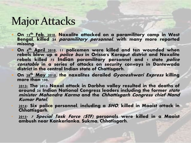 Naxalism | PPTX | War and Conflicts