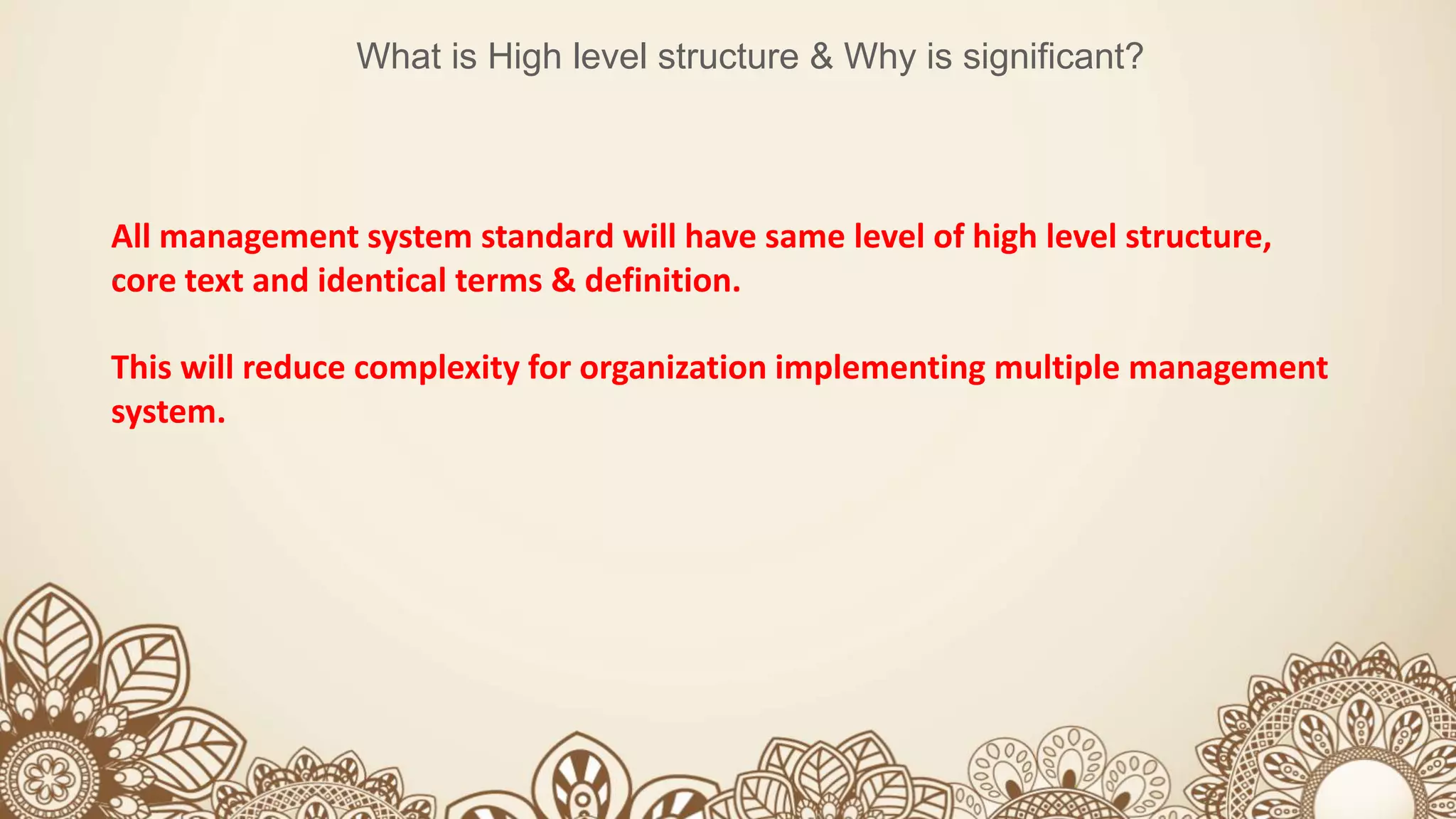 High level structure (SL) | PPTX