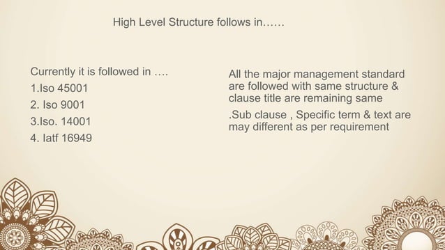High level structure (SL) | PPTX